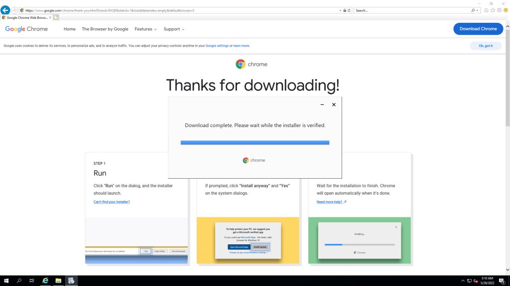 آموزش نصب مرورگر گوگل کروم روی سرور مجازی ویندوز