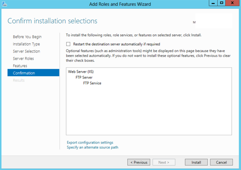 آموزش نصب و راه اندازی ftp server در ویندوز سرور 2019
