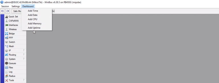 آشنایی با نرم افزار Winbox و معرفی قسمت های مختلف آن