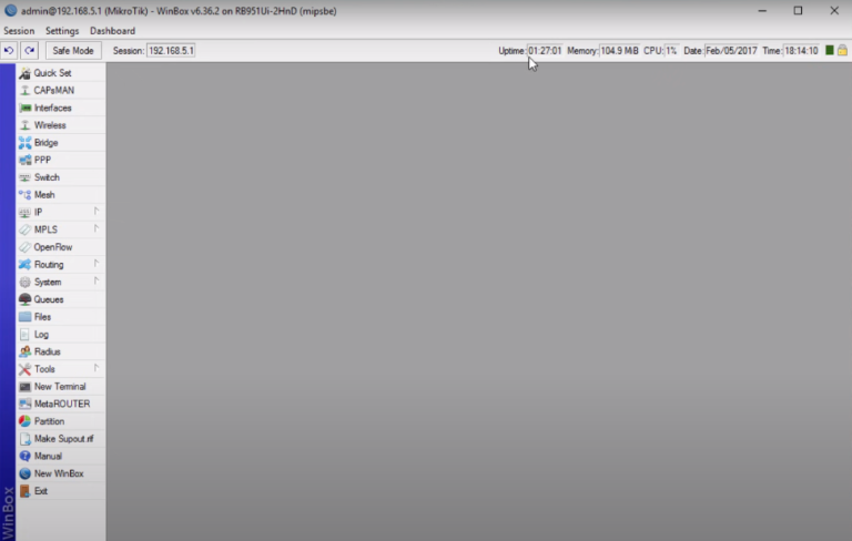 آشنایی با نرم افزار Winbox و معرفی قسمت های مختلف آن