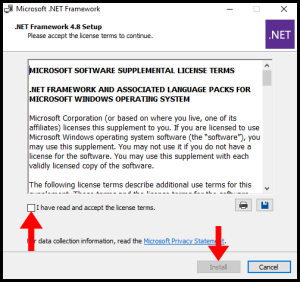 نصب Net Framework 4.8‌. در ویندوز سرور 2012 و نسخه های جدید