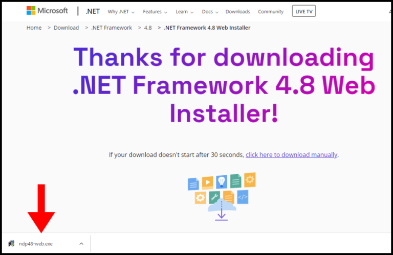 نصب Net Framework 4.8‌. در ویندوز سرور 2012 و نسخه های جدید