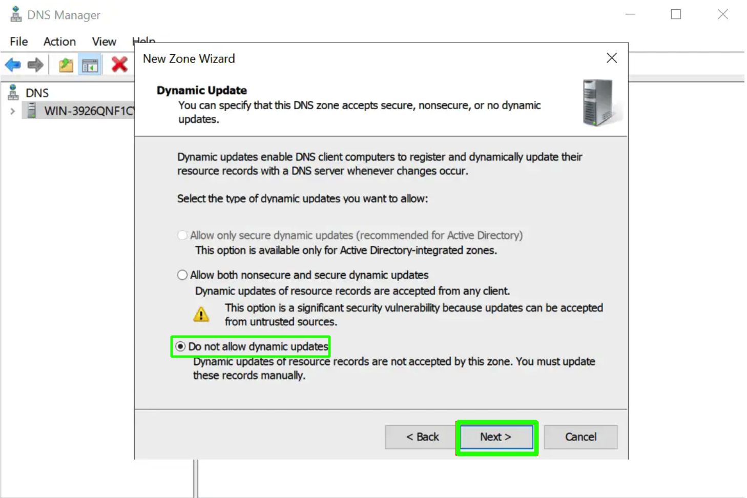 نحوه نصب DNS سرور در ویندوز سرور + تنظیمات پیشرفته