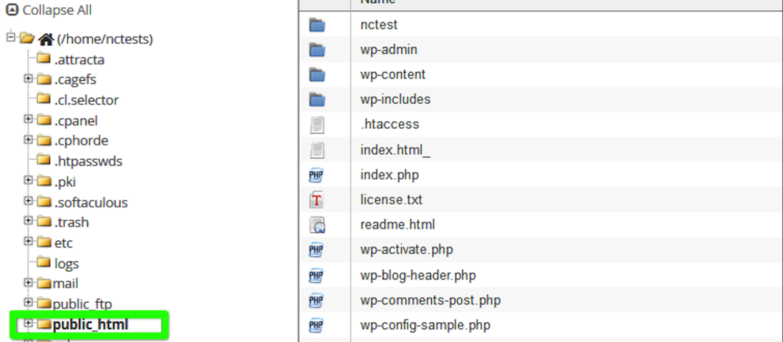 آموزش تنظیمات تغییر دسترسی فایل ها در سی پنل