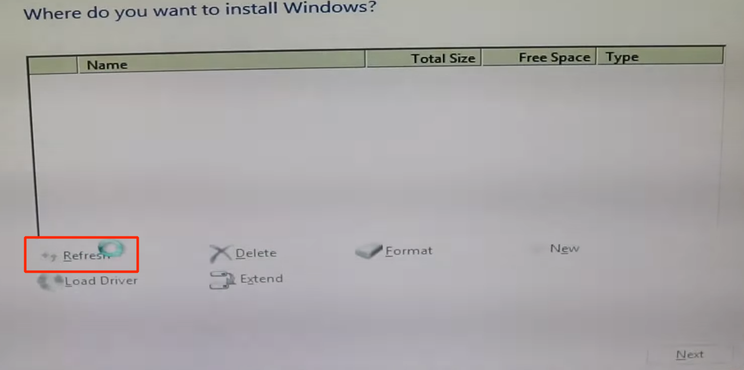 راه حل های مشکل عدم شناسایی هارد هنگام نصب ویندوز