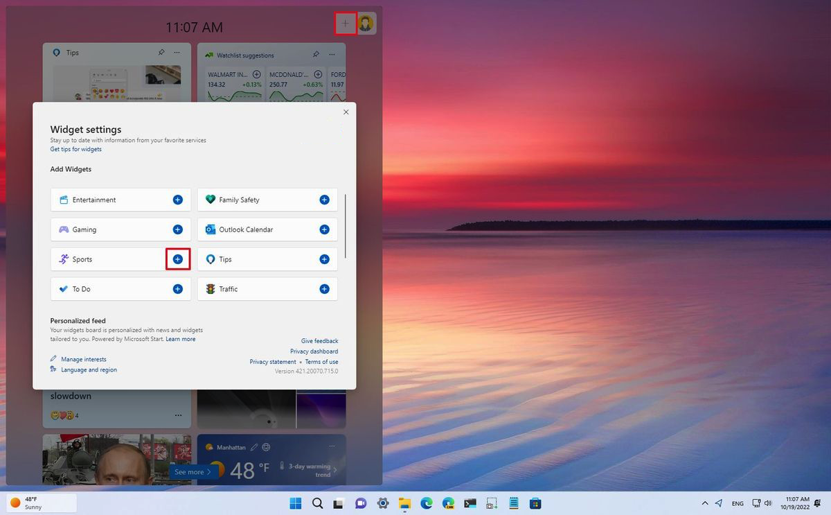 راهنمای اضافه کردن ویجت در ویندوز 11 و نحوه استفاده از آن