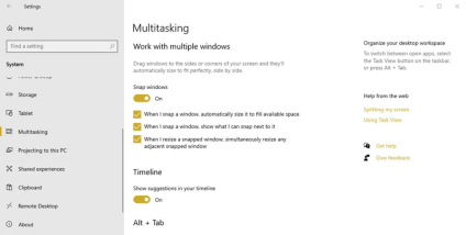 آموزش تقسیم صفحه نمایش در ویندوز و مشاهده همزمان چند پنجره