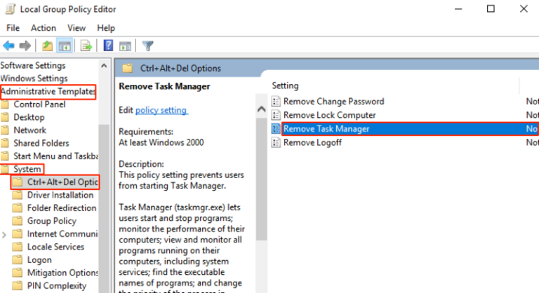 راه حل رفع مشکل باز نشدن تسک منیجر در ویندوز