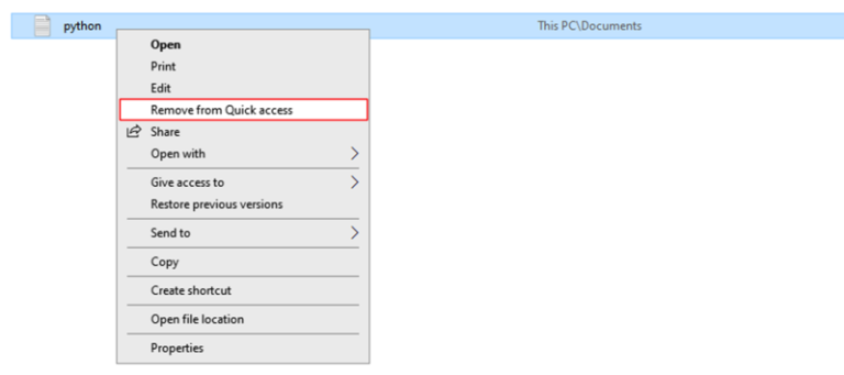 آموزش تنظیمات Quick Access در ویندوز (دسترسی سریع)